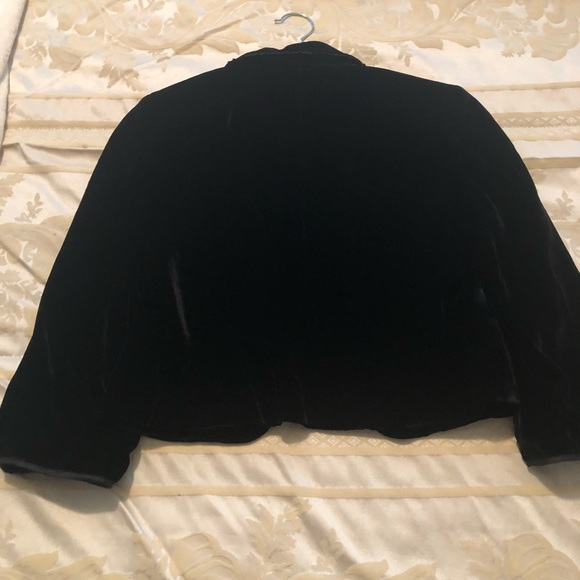 Anthropologie | Jackets & Coats | Ann Taylor Loft Velvet Jacket Vintage ...